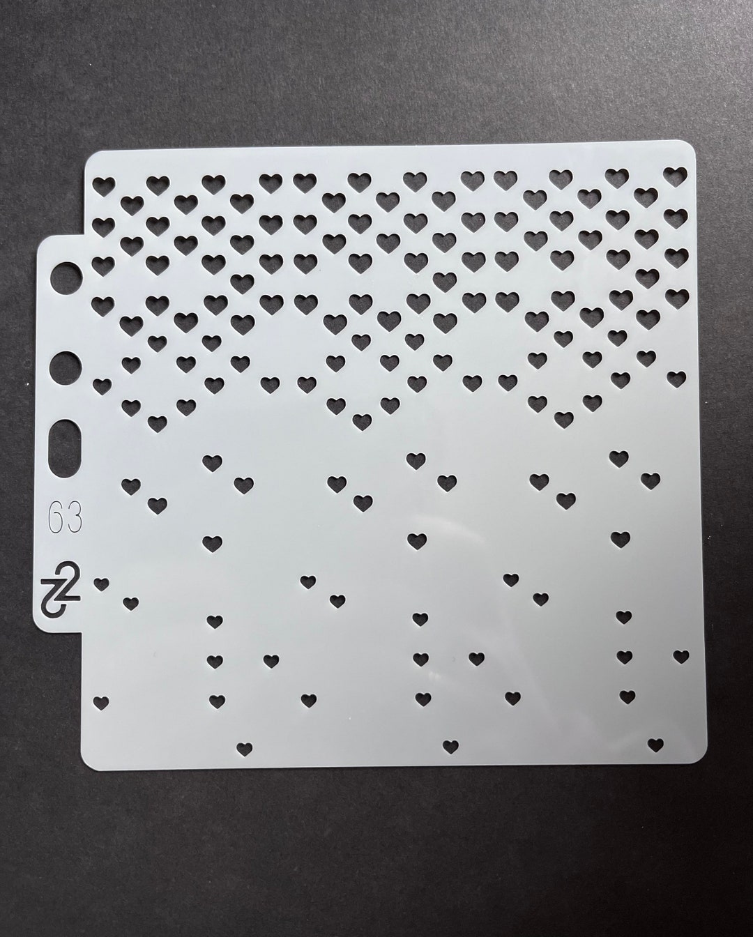 Heart Stencil for Crafting, Journalling, Mixed Media, Stencilling - Etsy