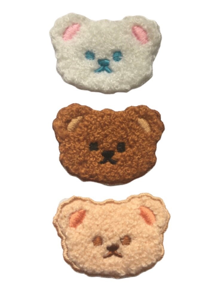 X3 Teddy Bear Patch Teddy Applique Teddy Sticker teddy - Etsy.de