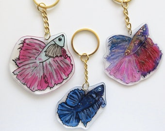 Fish Keychain - Etsy