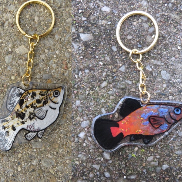 Fish Keychain - Etsy