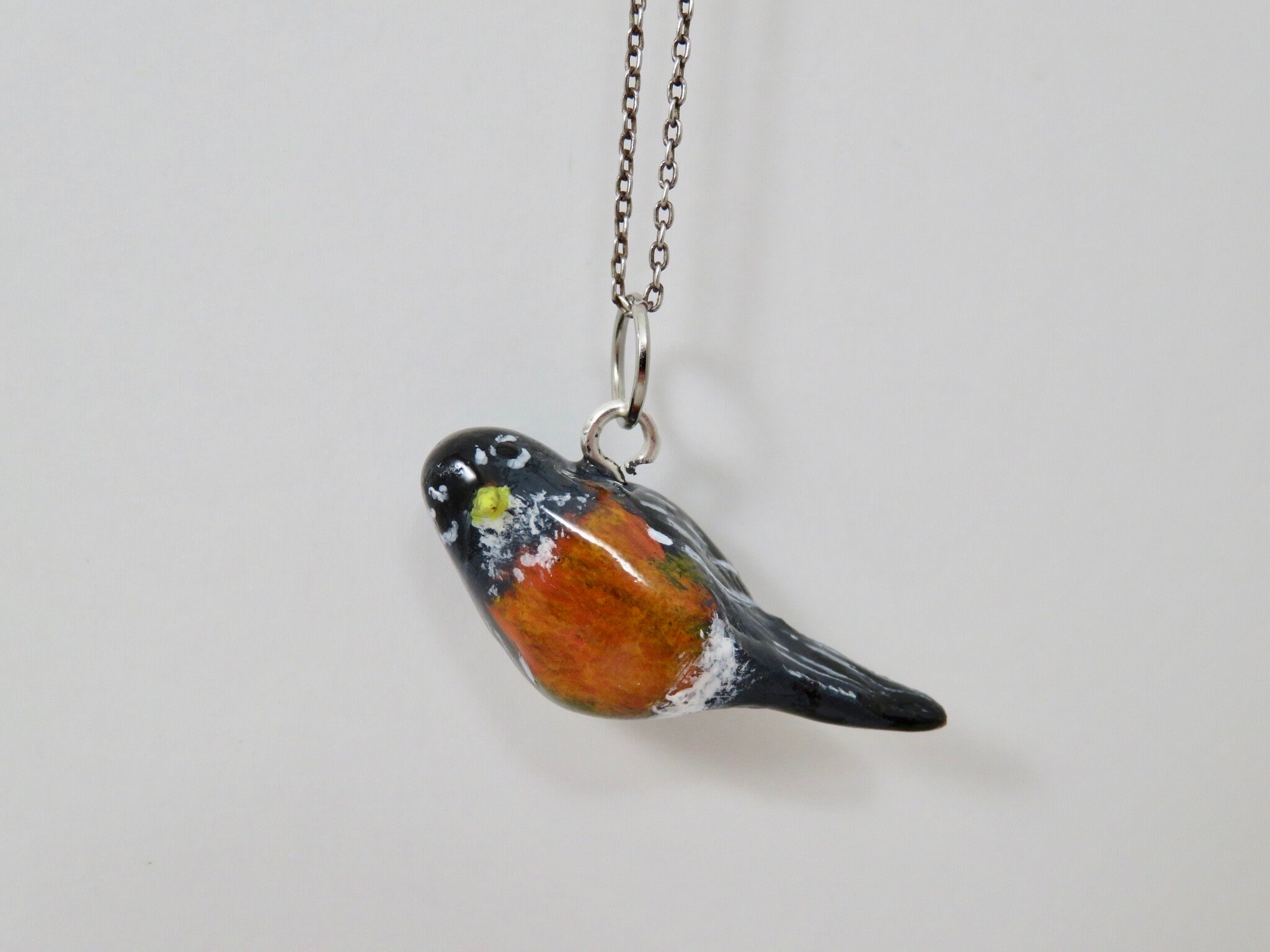 American Robin Pendant Bird Necklace Robin Totem - Etsy Australia