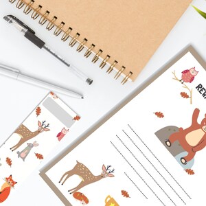 Autumn Book Log, Reading Reward Chart, Woodland Printable, Kids Reading ...