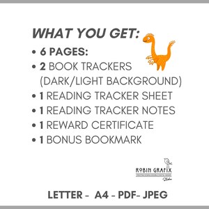 Kids Reading Log Printable Bundle, Dinosaur Chart, Reading Log for Kids ...