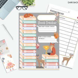 Kids Reading Log Printable, Autumn Printables, Reading Reward Chart ...