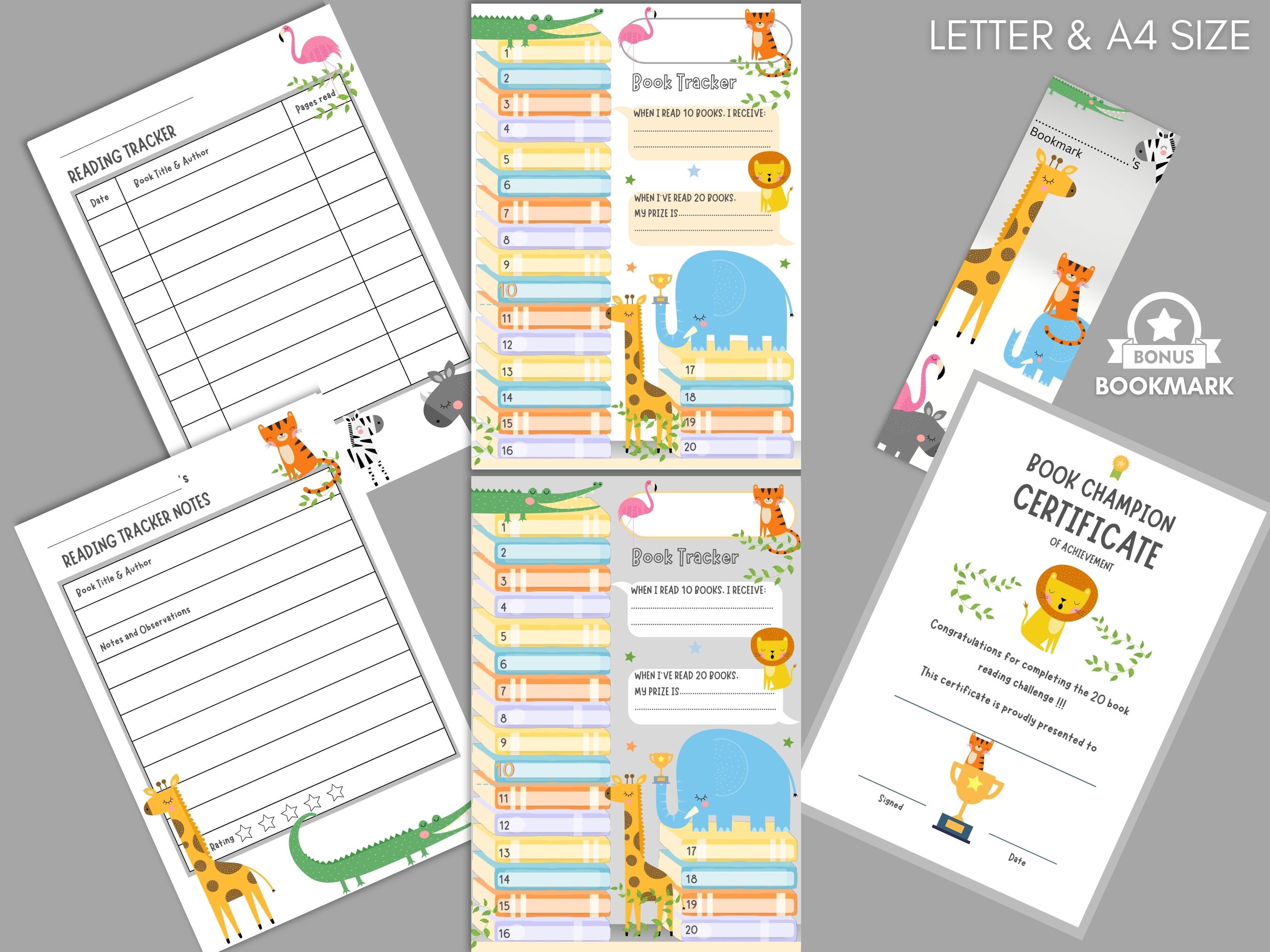 Kids Reading Log, Book Log, Book Tracker, Reading Challenge, Reading ...
