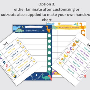 Morning Bedtime Routine Charts, Editable Checklist, Printable Routines ...