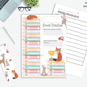 Kids Reading Log Printable, Autumn Printables, Reading Reward Chart ...