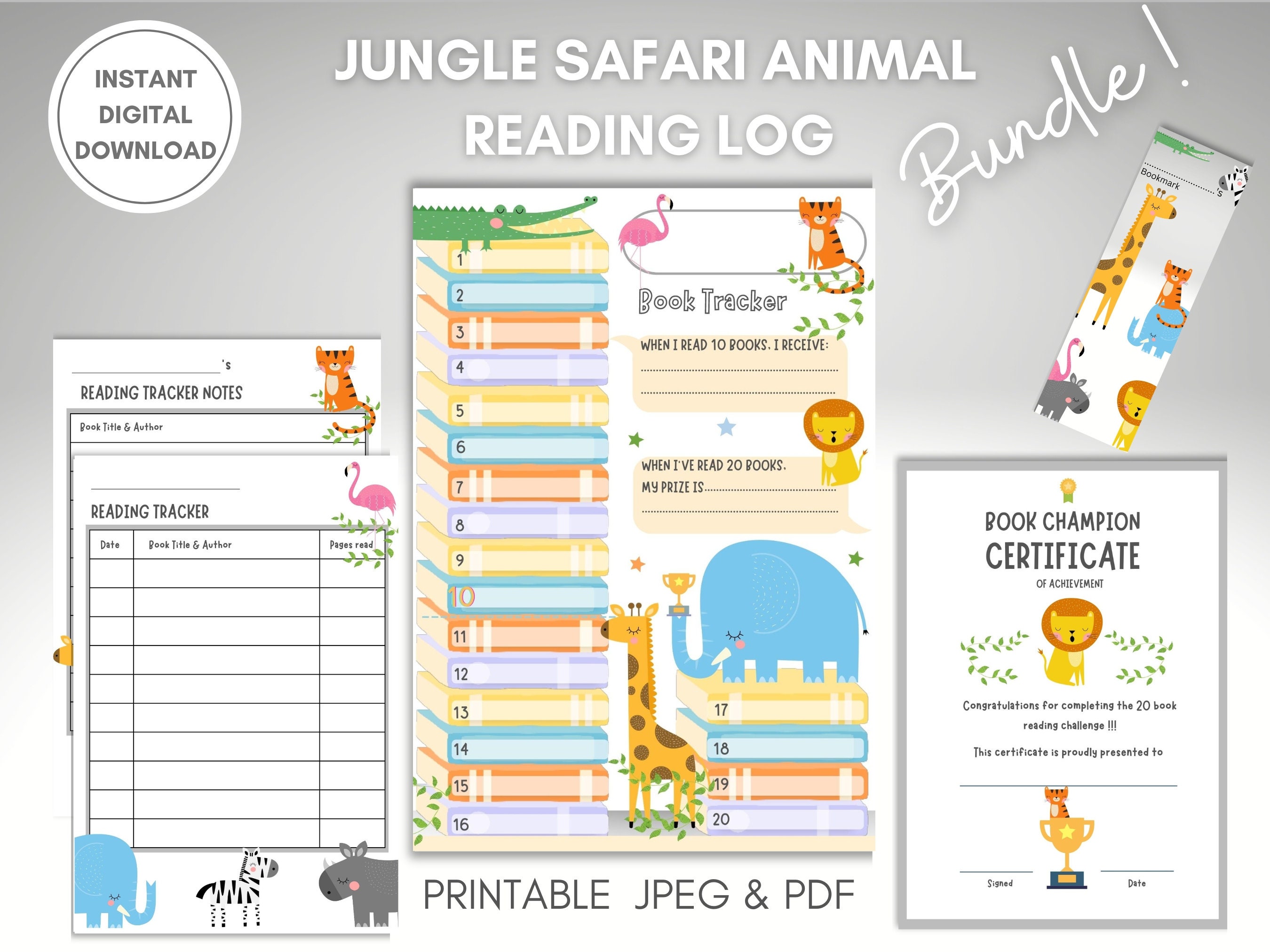 Kids Reading Log, Book Log, Book Tracker, Reading Challenge, Reading ...