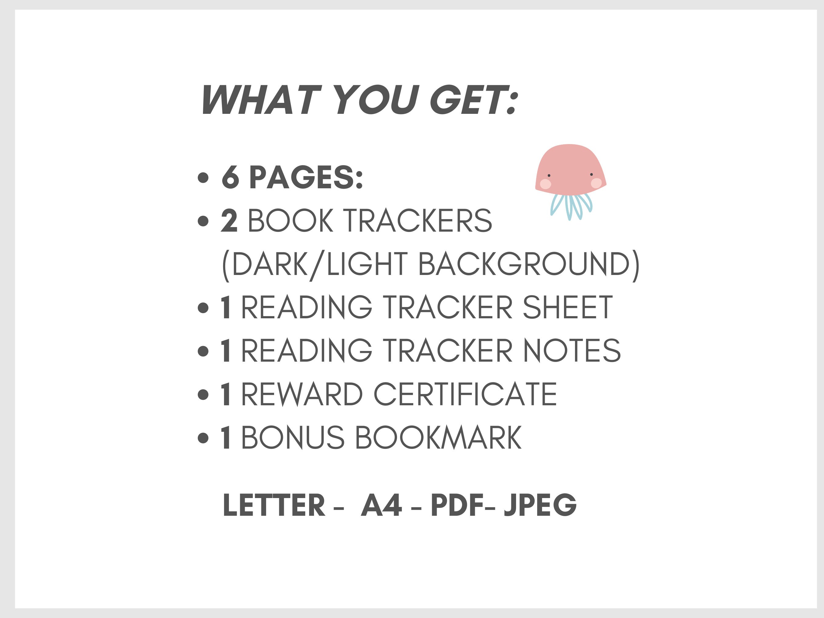 Reading Log Printable, Kids Book Log, Book Tracker, Reading Challenge ...