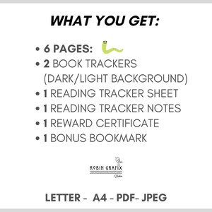 Bookworm Book Log,book Challenge,reading Challenge,kids Reading Tracker ...