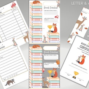 Kids Reading Log Printable, Autumn Printables, Reading Reward Chart ...