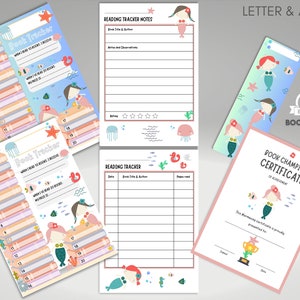 Reading Log Printable, Kids Book Log, Book Tracker, Reading Challenge ...