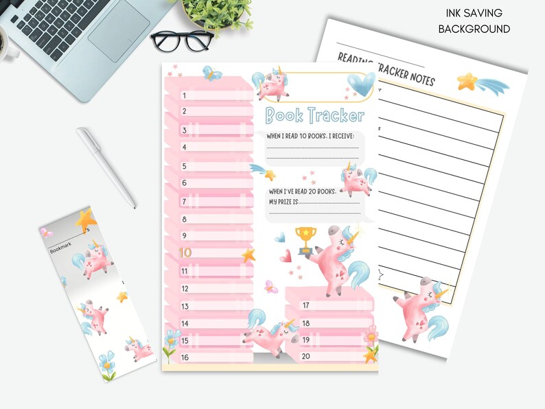 Reading Log Printable Bundle,kids Book Tracker,reading Tracker,book Log ...