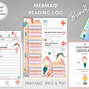 Reading Log Printable, Kids Book Log, Book Tracker, Reading Challenge ...