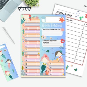 Reading Log Printable, Kids Book Log, Book Tracker, Reading Challenge ...