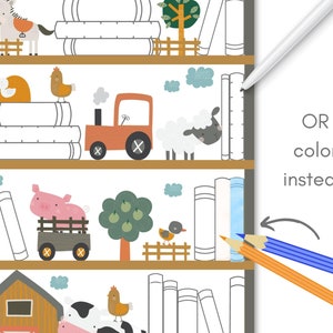 Reading Log for Kids, Farm Animals Printable, Reading Reward Chart ...