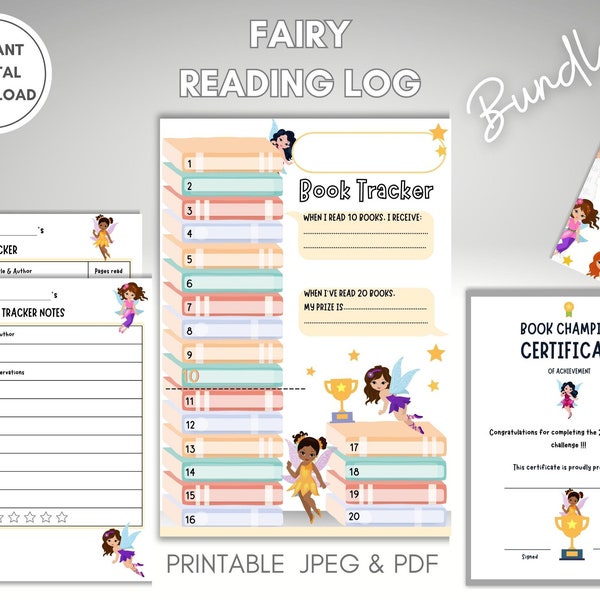 Reading Fairy - Etsy