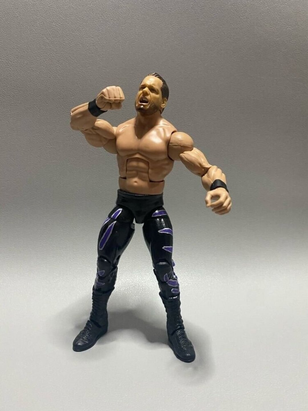 WWE Elite Custom Wrestlemania XX WM20 Toothless Aggression Chris Benoit ...
