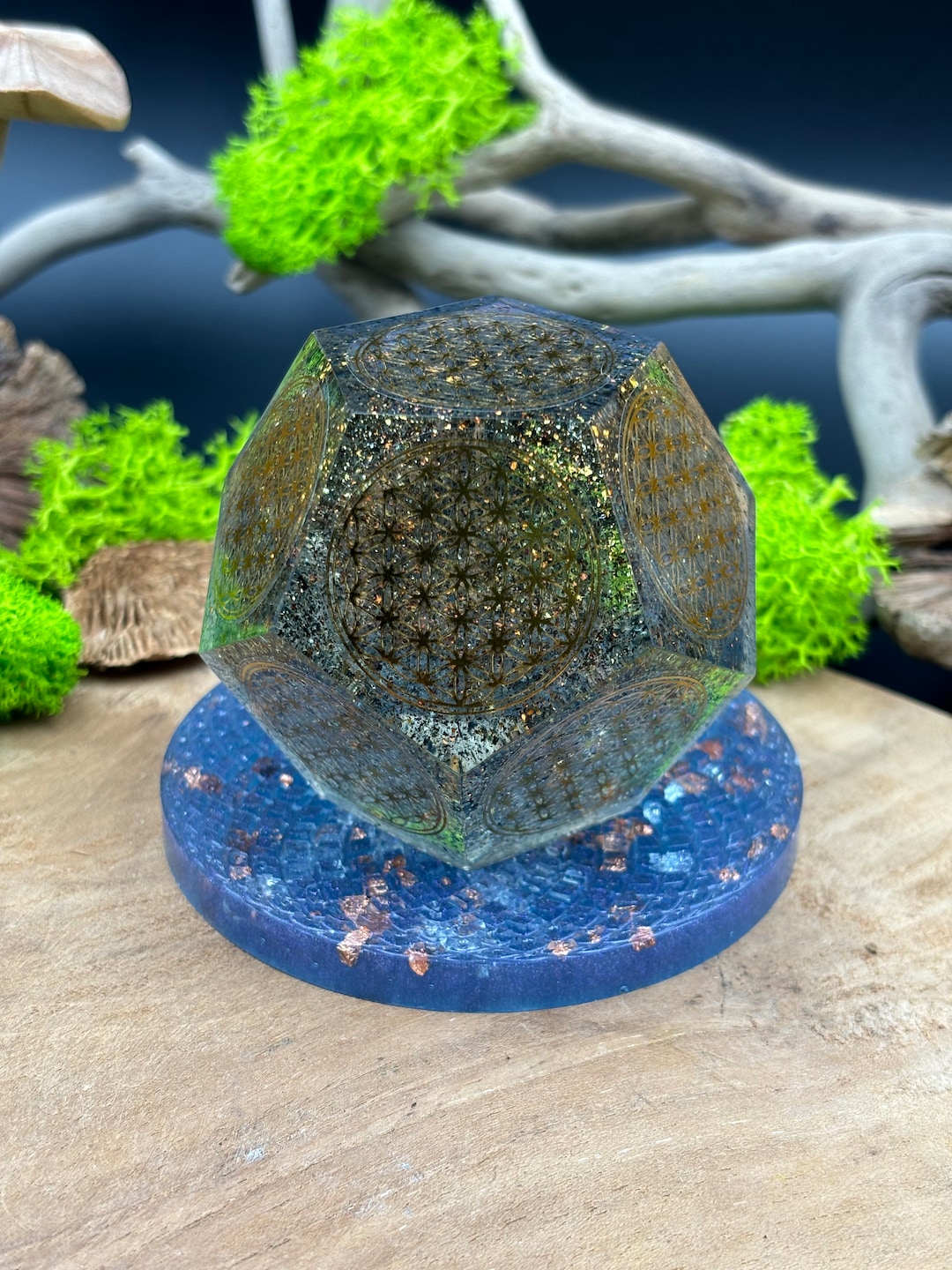 Sacred Vortex of Life, Dodecahedron of Energy Life With Mandala Torus ...