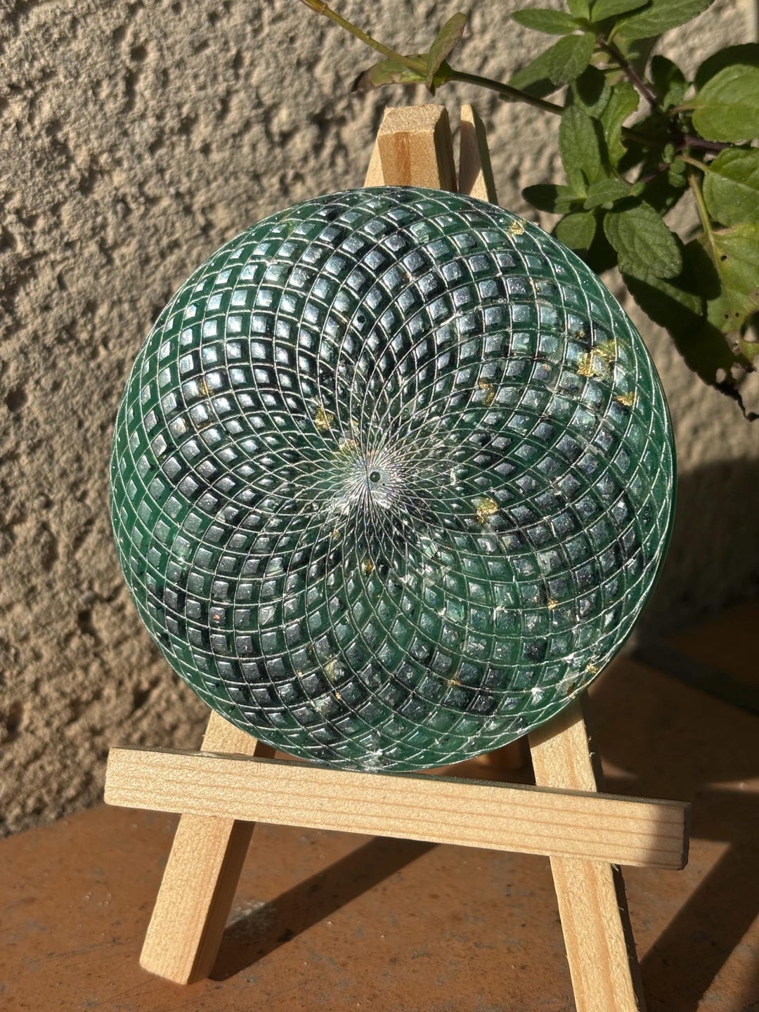 Green Fluorite Orgonite Torus Disc – Energy Harmonization, Protection ...