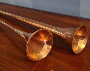 Copper Hunting Horns - Etsy