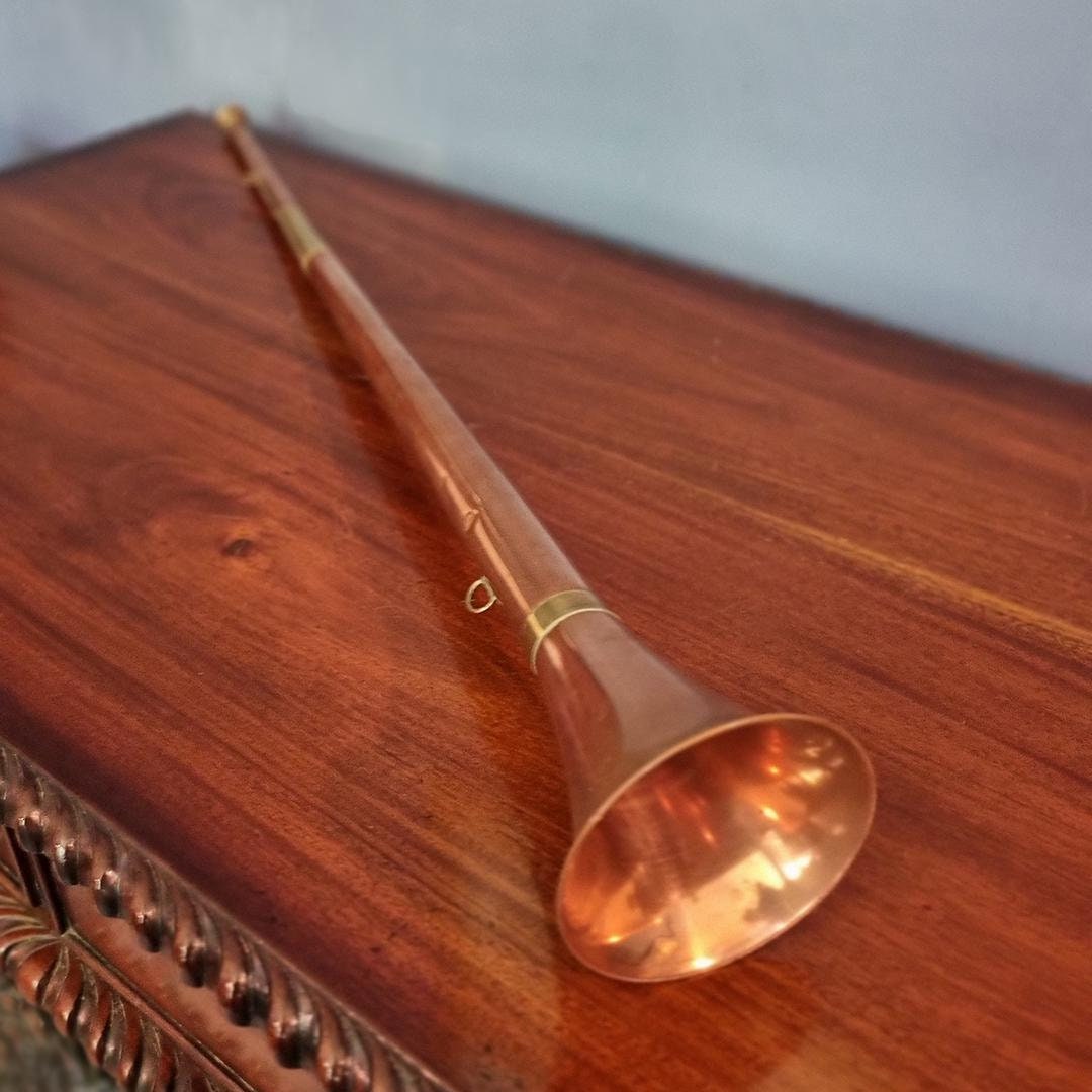Brass and Copper Hunting Horn - Etsy