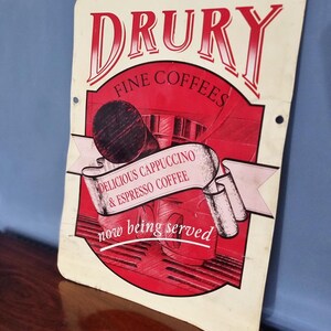 Vintage Metal Coffee Sign - Etsy