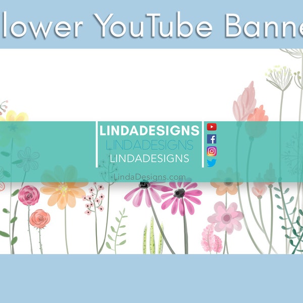 Floral Banner - Etsy