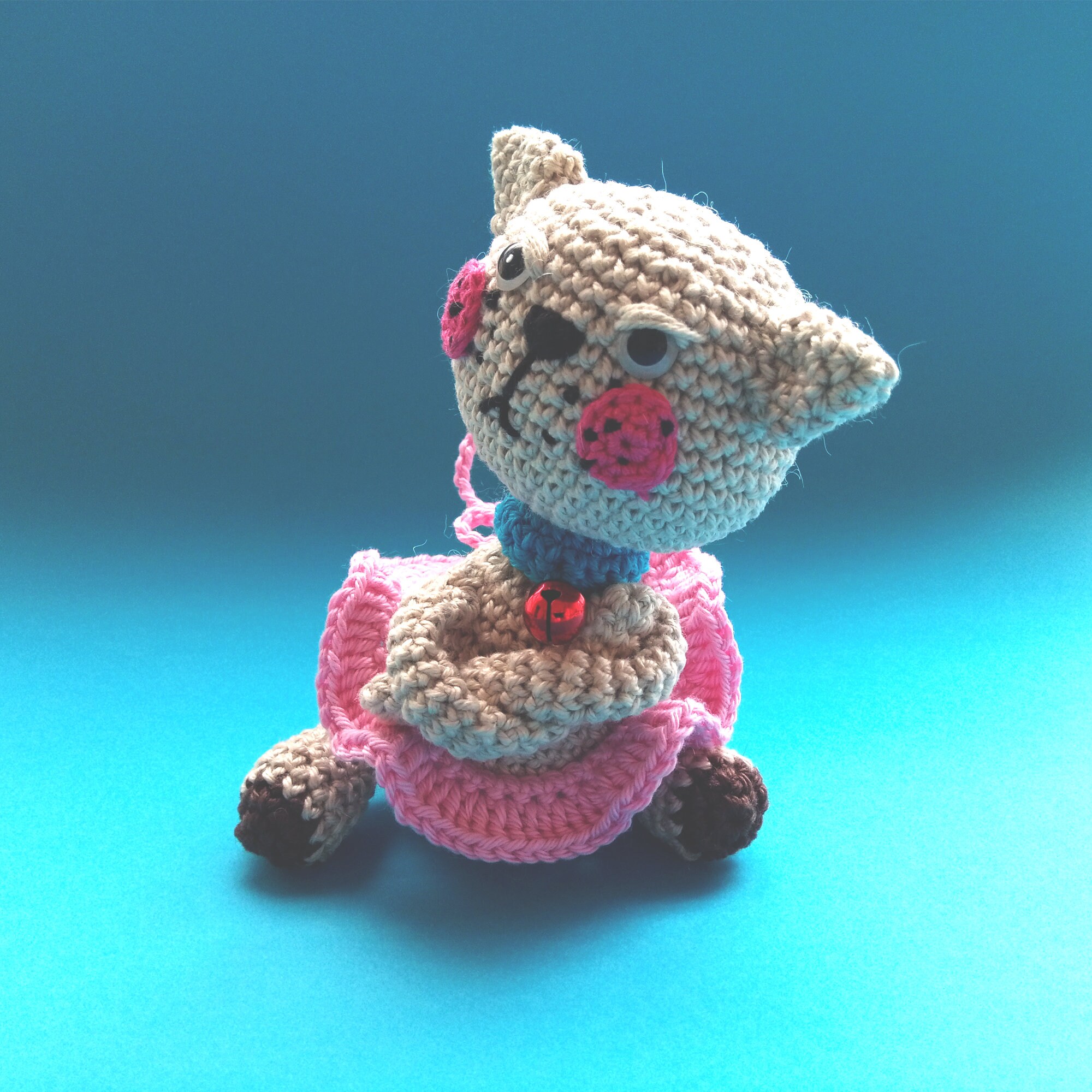 Amigurumi Pattern Doll & Angry Cat, Amigurumi Pattern, Crochet Cat ...