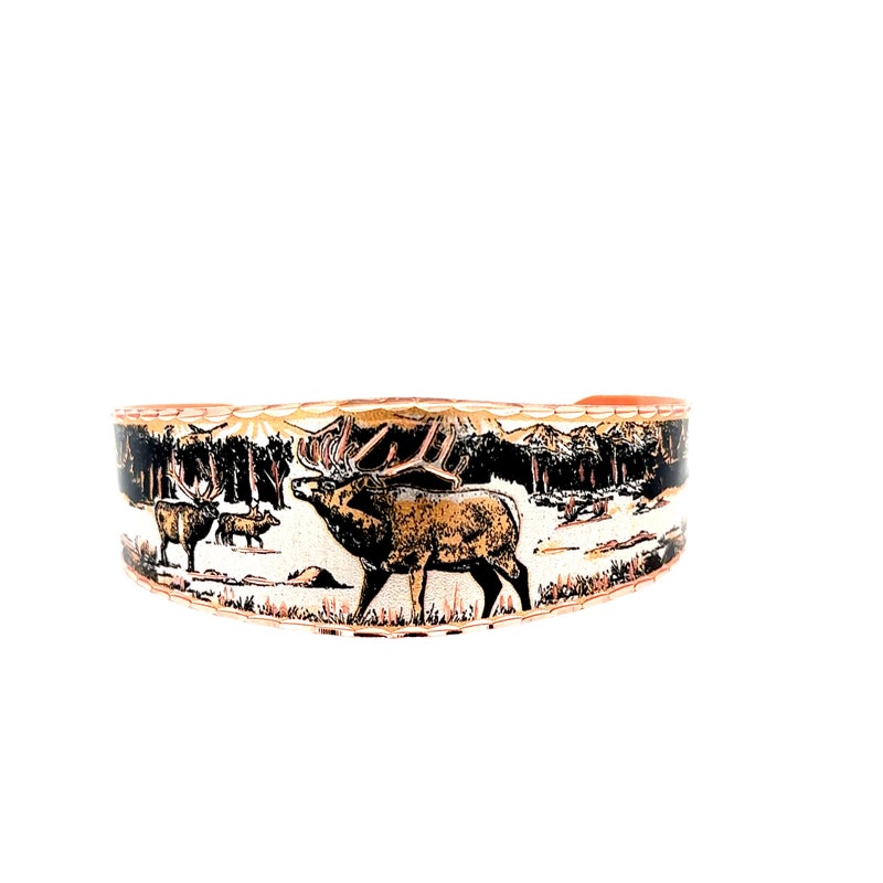Copper Deer Scene - Etsy