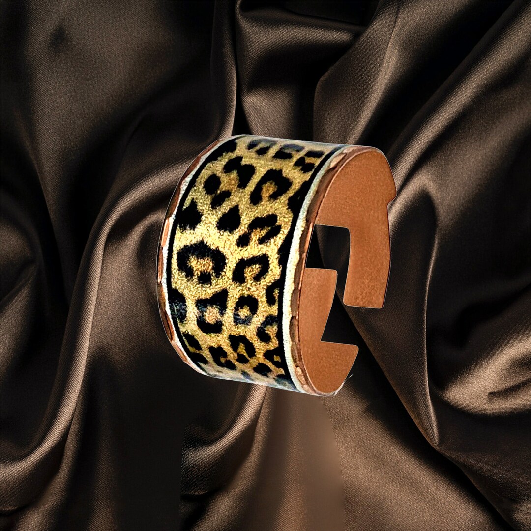 Artisan Copper Leopard Rings. Unique Leopard Skin Rings, Leopard ...