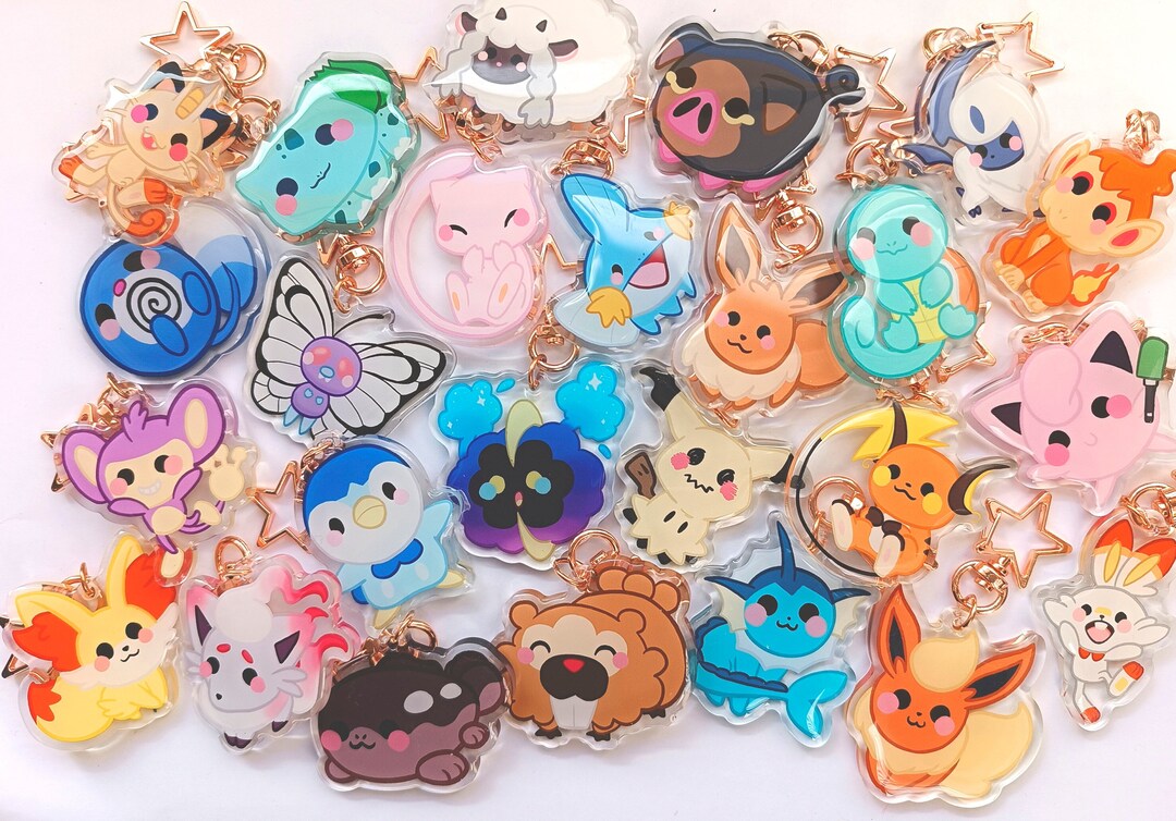 Cute Acrylic Keychains - Etsy