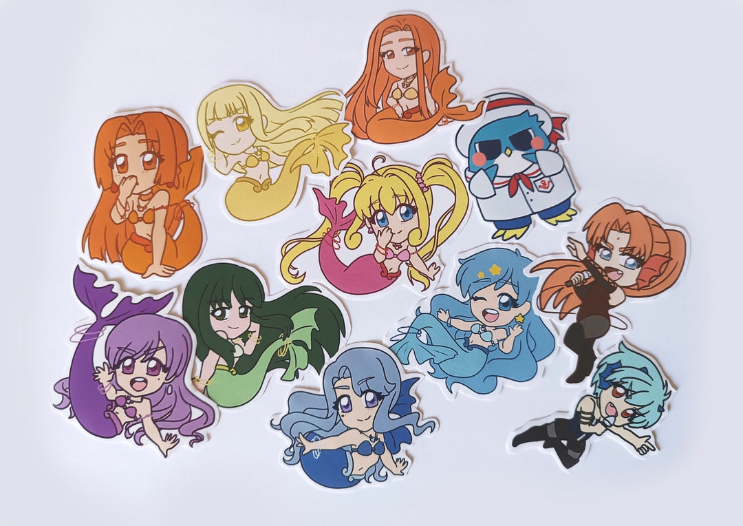 Mermaid Melody Pichi Pichi Pitch Stickers Set - Etsy