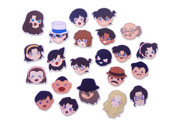 Detective Conan Stickers Set - Etsy