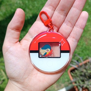 Pokewalker Acrylic Shaker Keychain - Etsy