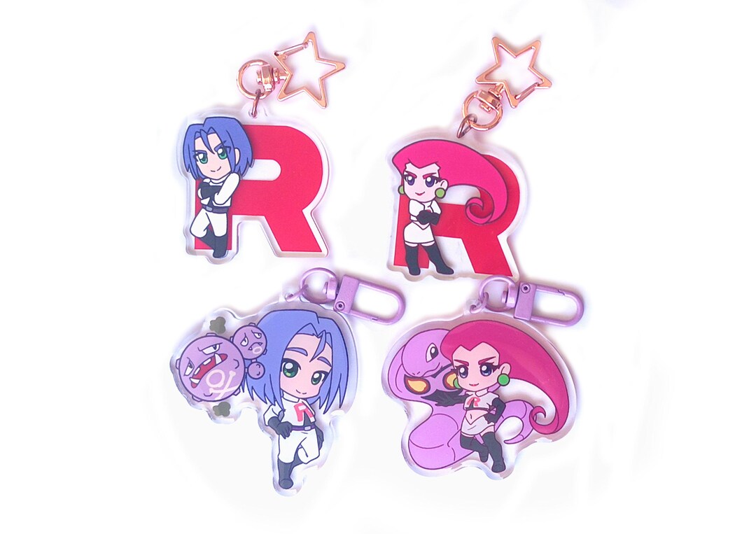 Team Rocket Keychains - Etsy