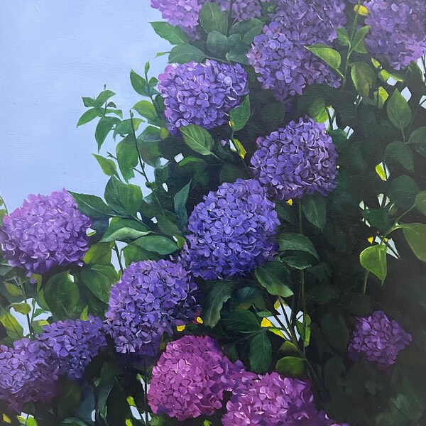 Hydrangea Painting - Etsy