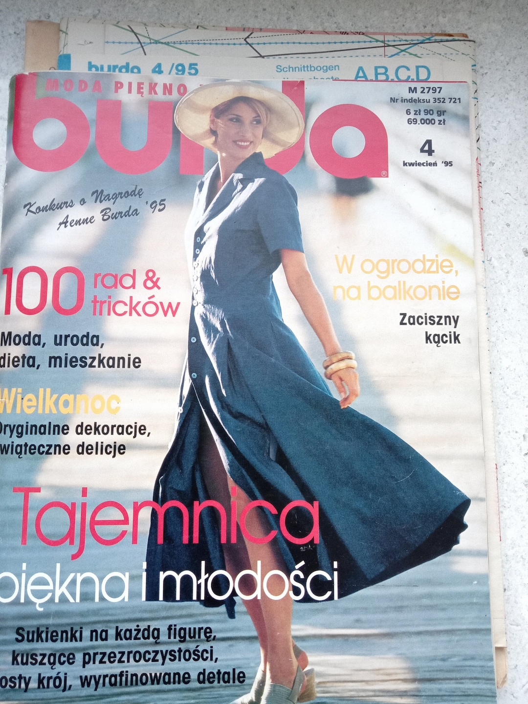 Burda April 1995s/sewing Patterns/dress Pattern/trousers Pattern/skirt Pattern/jacket, Blazer ...