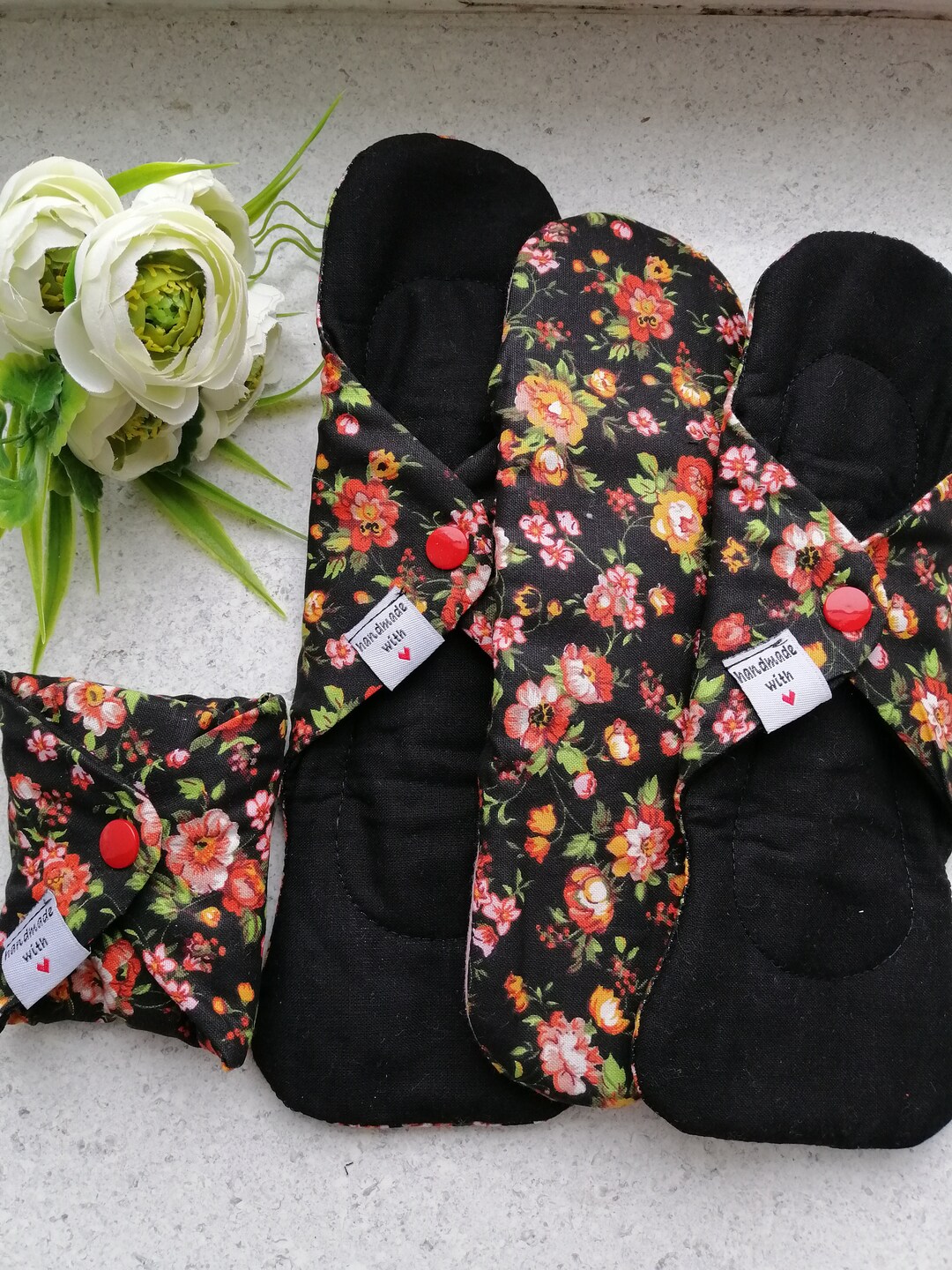 Cloth Pads/cloth Starter Pad Set 3/ Reusable Pads/incontinence Pad ...