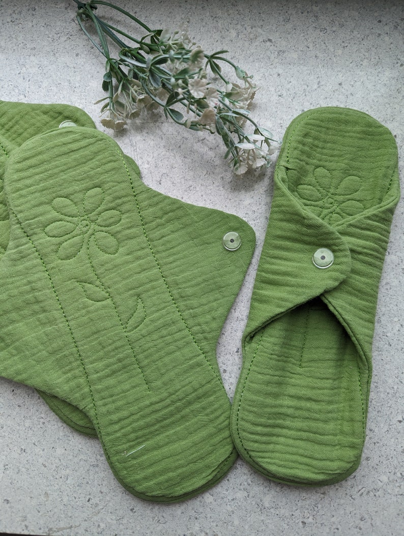 Cloth Pads/reusable Pads/organic Cloth Pads/cloth Pads Set/period Pads ...