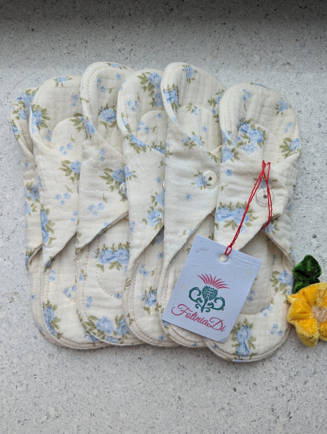 Reusable Pads Starter Set 6 Gackets,size:8",9"/organic Cloth Pads ...