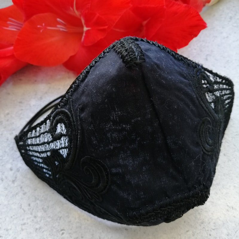 Lace Face Mask - Etsy