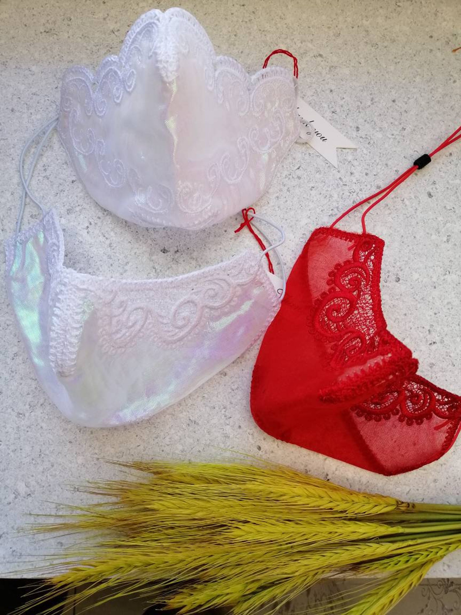 Organza Face Mask. Embroidered Face Mask/Dressy Mask/ | Etsy