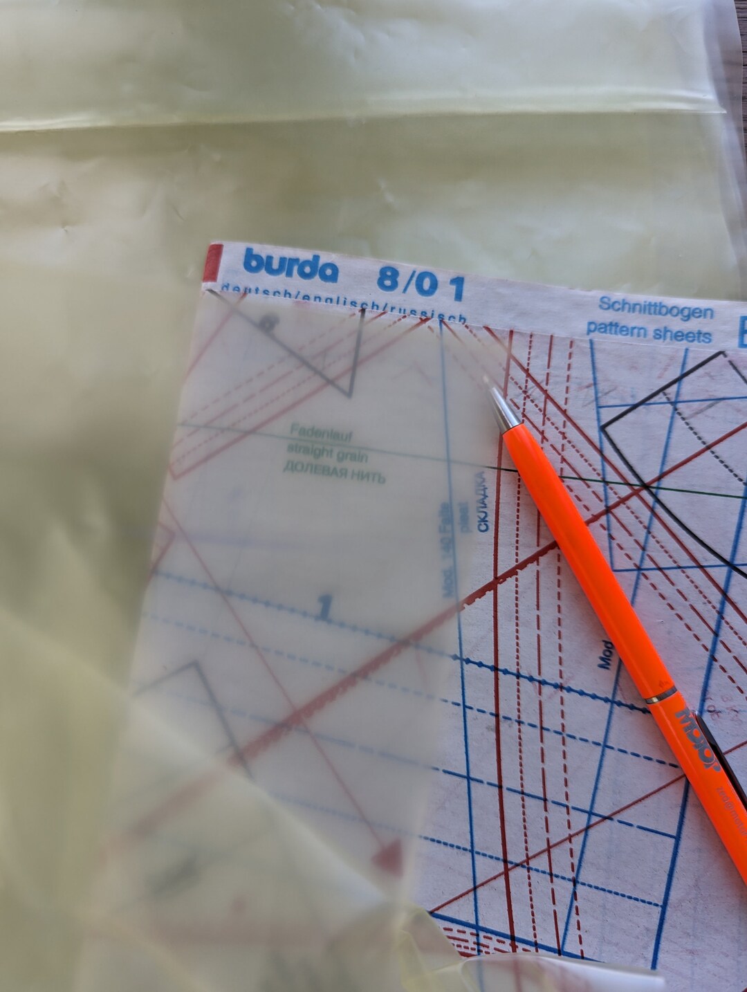 Plastic Tracing Sheets 1-1.5m(40"-60").sewing Pattern/sewing ...