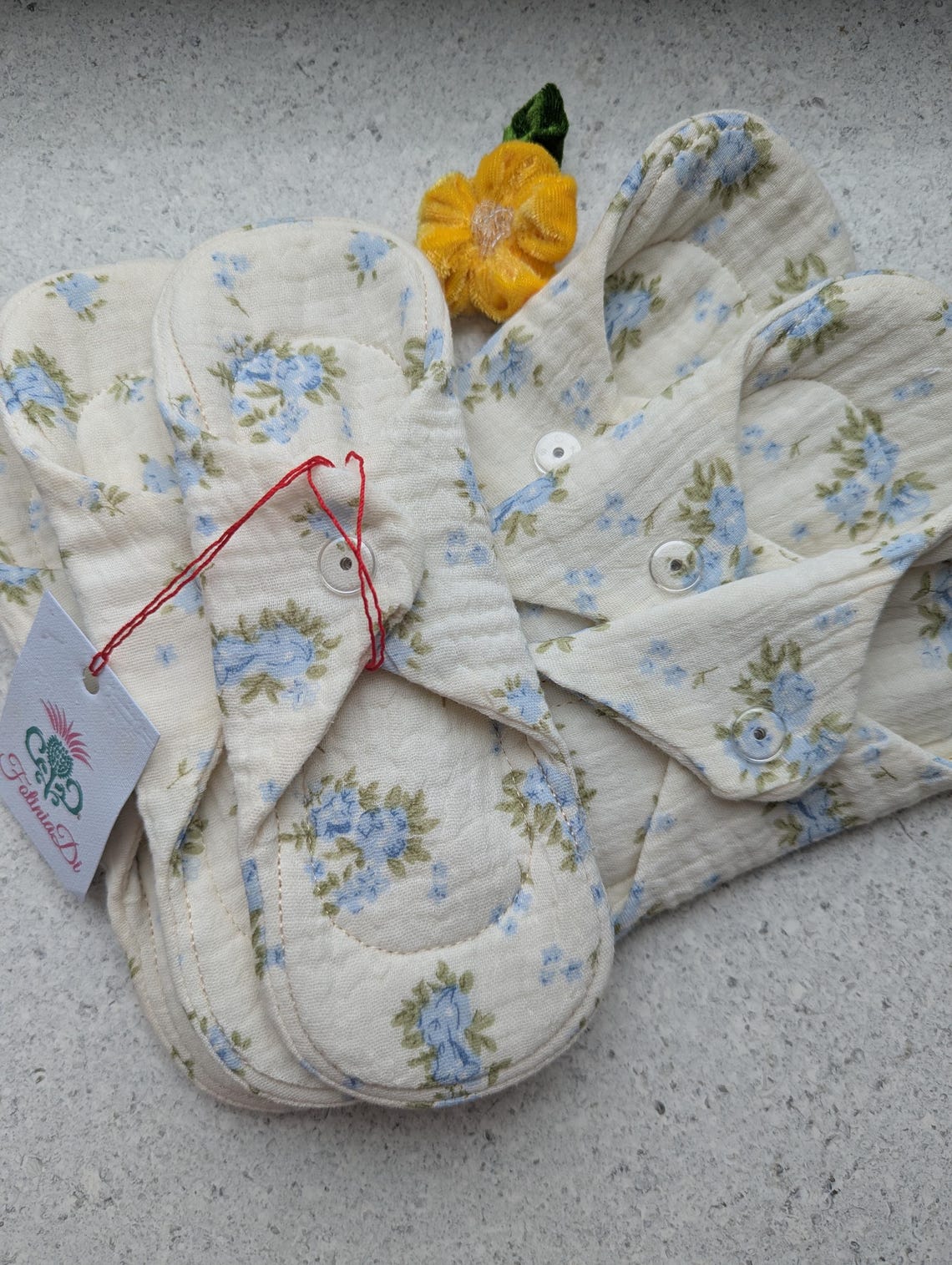 Reusable Pads Starter Set 6 Gackets,size:8",9"/organic Cloth Pads ...