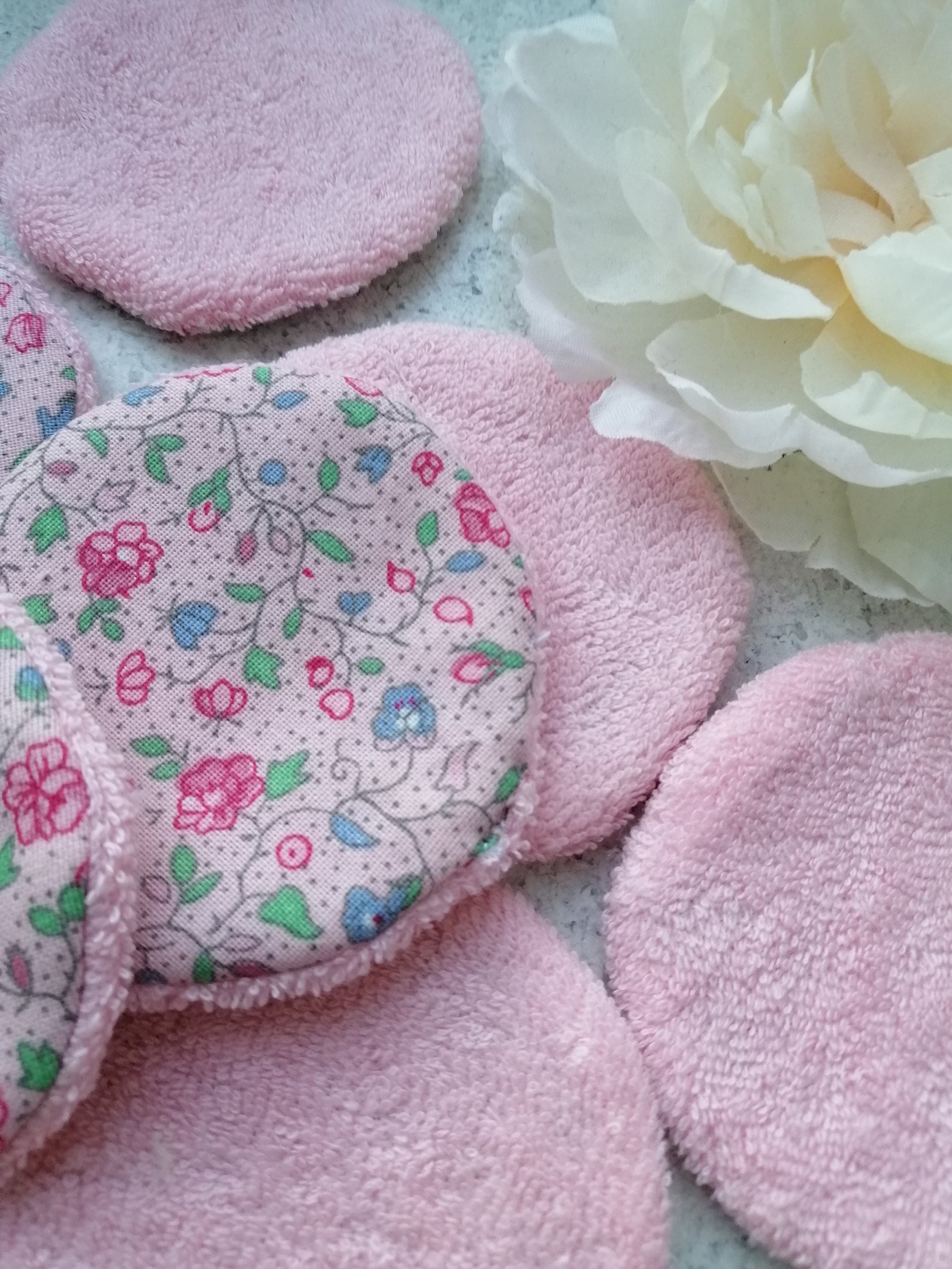 Reusable Cotton Rounds/ Makeup Remover Pads/ Facial Rounds/ Zero Waste ...