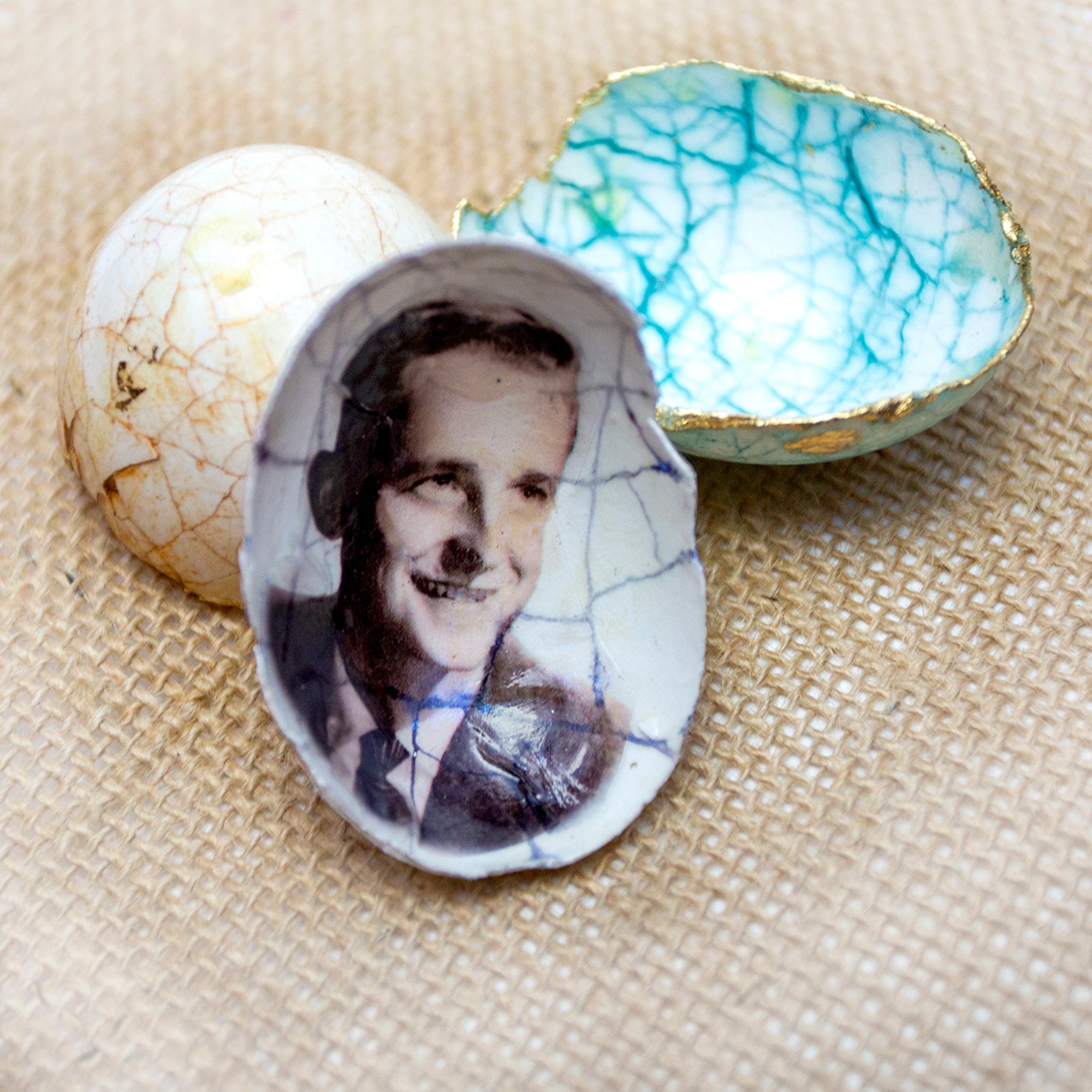 Hanging Kintsugi Egg ornament gift of encouragement love | Etsy