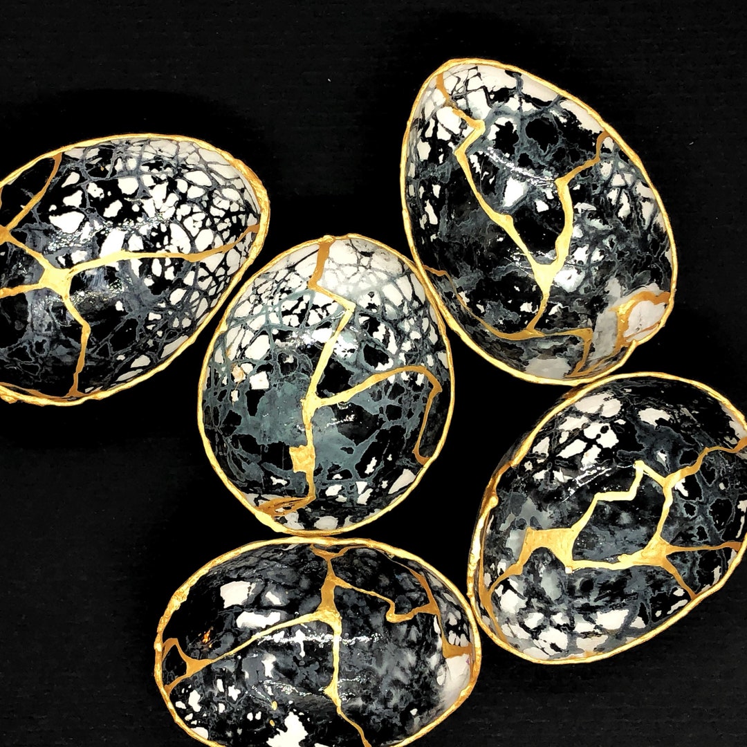 Kintsugi Egg, Custom-created Gift of Encouragement, Sympathy, and ...