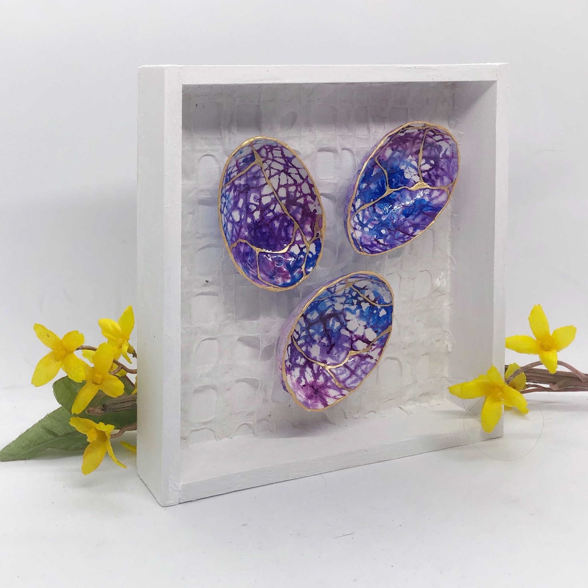 Shadow Box Kintsugi Egg Collection Custom-created Gift of | Etsy