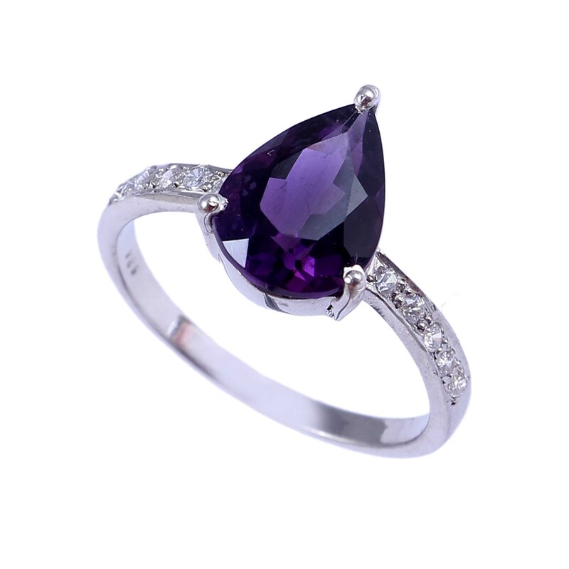 Amethyst Ring - Etsy